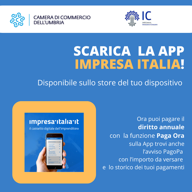 Diritto annuale 2024 camera di commercio umbria. Pagare ora è più ...